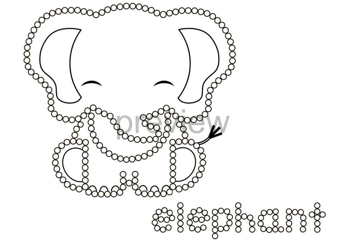 Q-tip Painting Worksheets Animals Dot Painting Do a Dot Worksheets ...