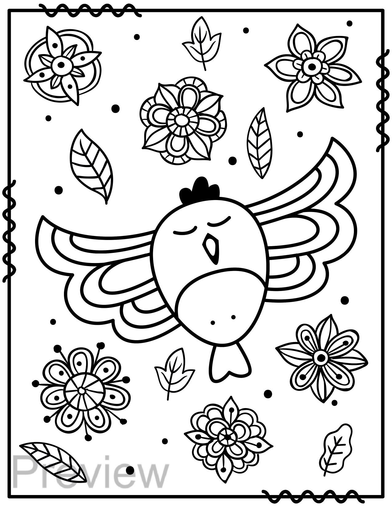 Birds Coloring Pages | Coloring Book for Kids | Printable Coloring ...