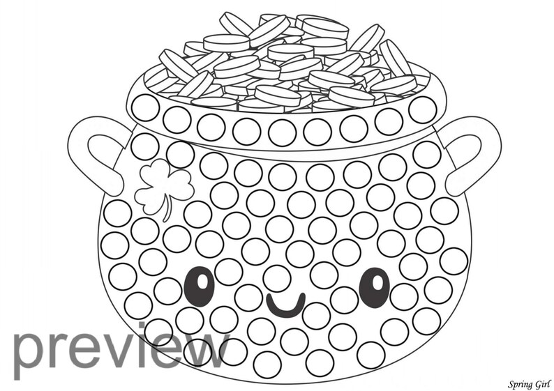 St. Patrick's Day Dot Marker Pages for Preschool and Kindergarten ...