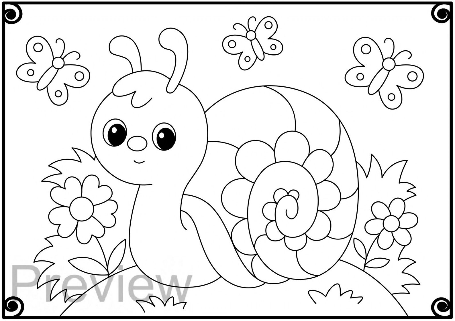 Bugs Coloring Pages | Insects Printable Coloring Sheets | Spring ...