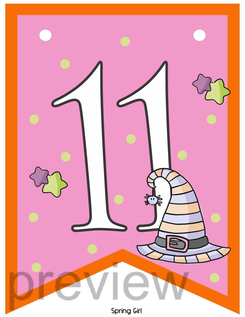 Halloween Printable Bunting Banner | Halloween Party Decoration ...