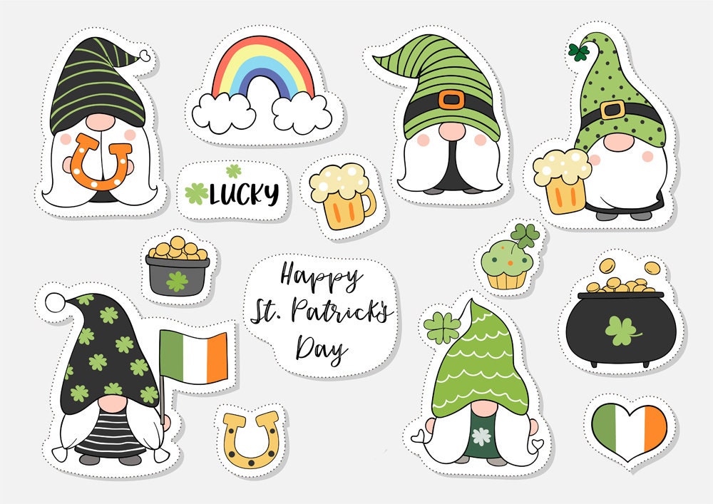 St. Patrick's Day Classroom Decor | Patrick's Gnomes Bulletin Board ...