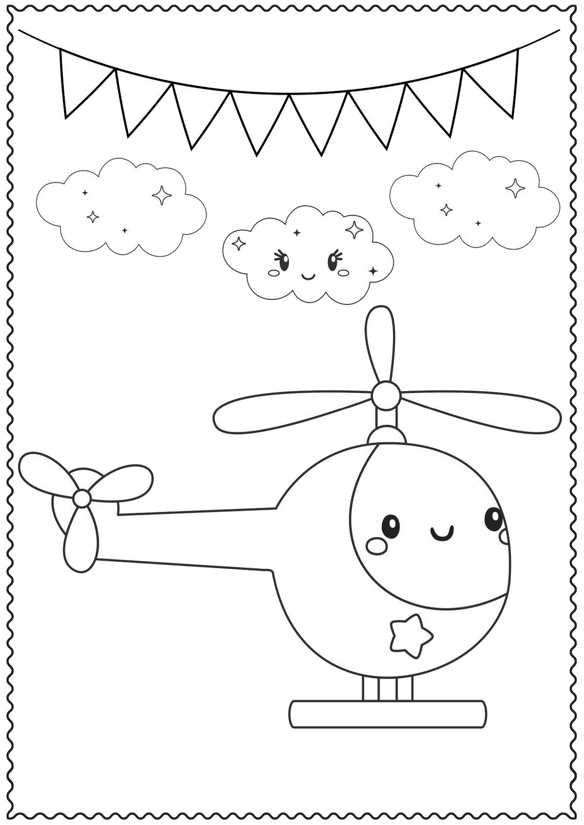 Vehicle Coloring Pages for Kids | Transportation Coloring Book | Car ...