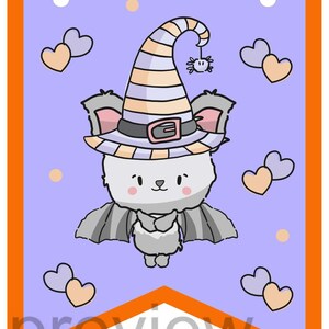 Halloween Printable Bunting Banner | Halloween Party Decoration ...