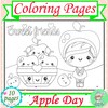 Apple Day: Coloring Pages Printable Coloring Sheets for Kids Fall ...