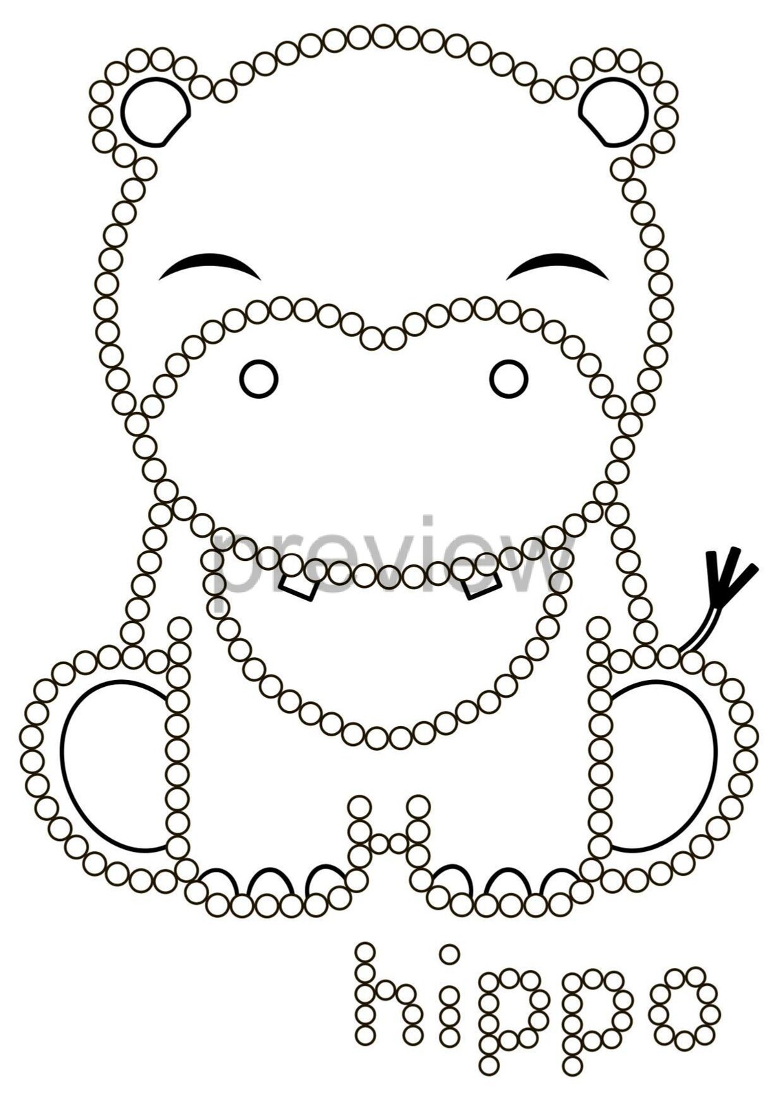 Q-tip Painting Worksheets | Animals Dot Painting | Do a Dot Worksheets ...