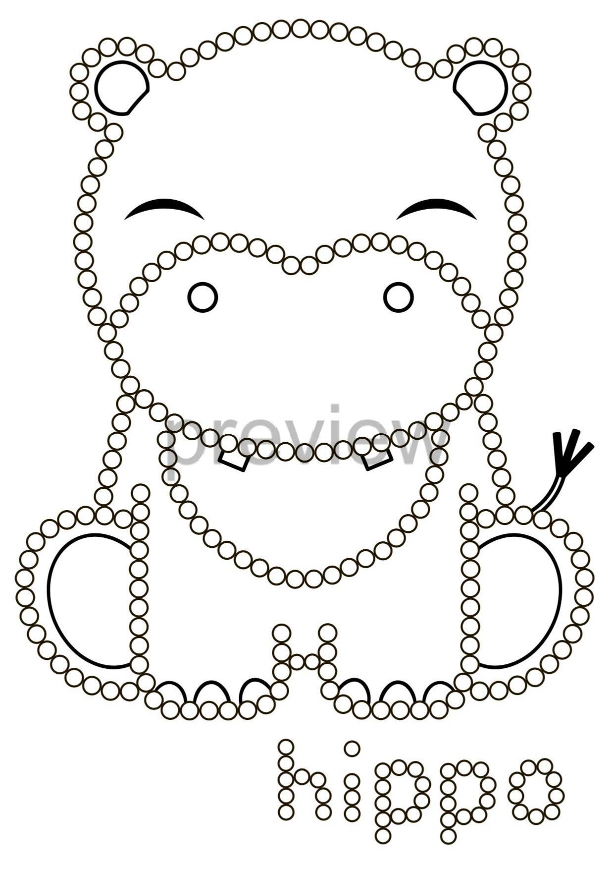 Q-tip Painting Worksheets | Animals Dot Painting | Do a Dot Worksheets ...