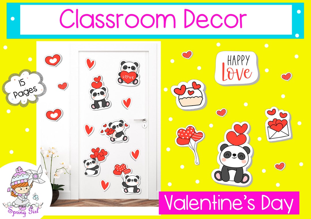 Valentine's Day Classroom Decor | Bulletin Board Decoration | Valentine ...