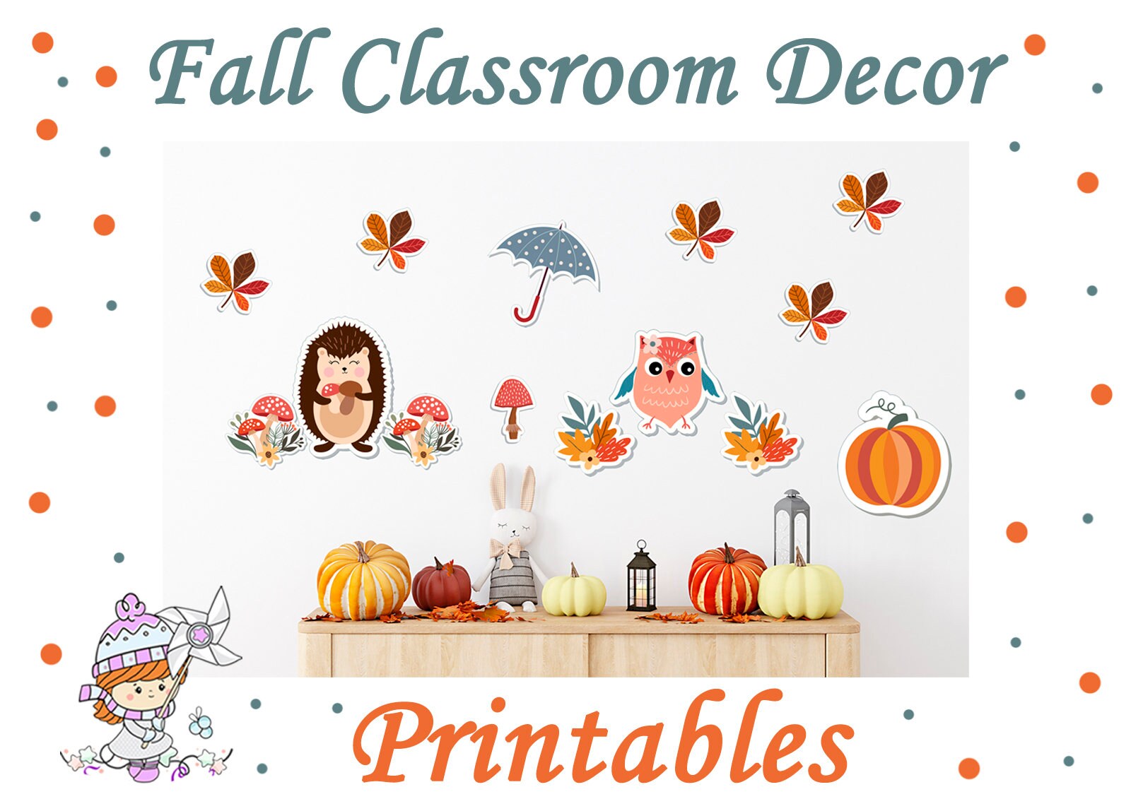 Autumn Bulletin Board | Fall Classroom Decoration | Printables ...