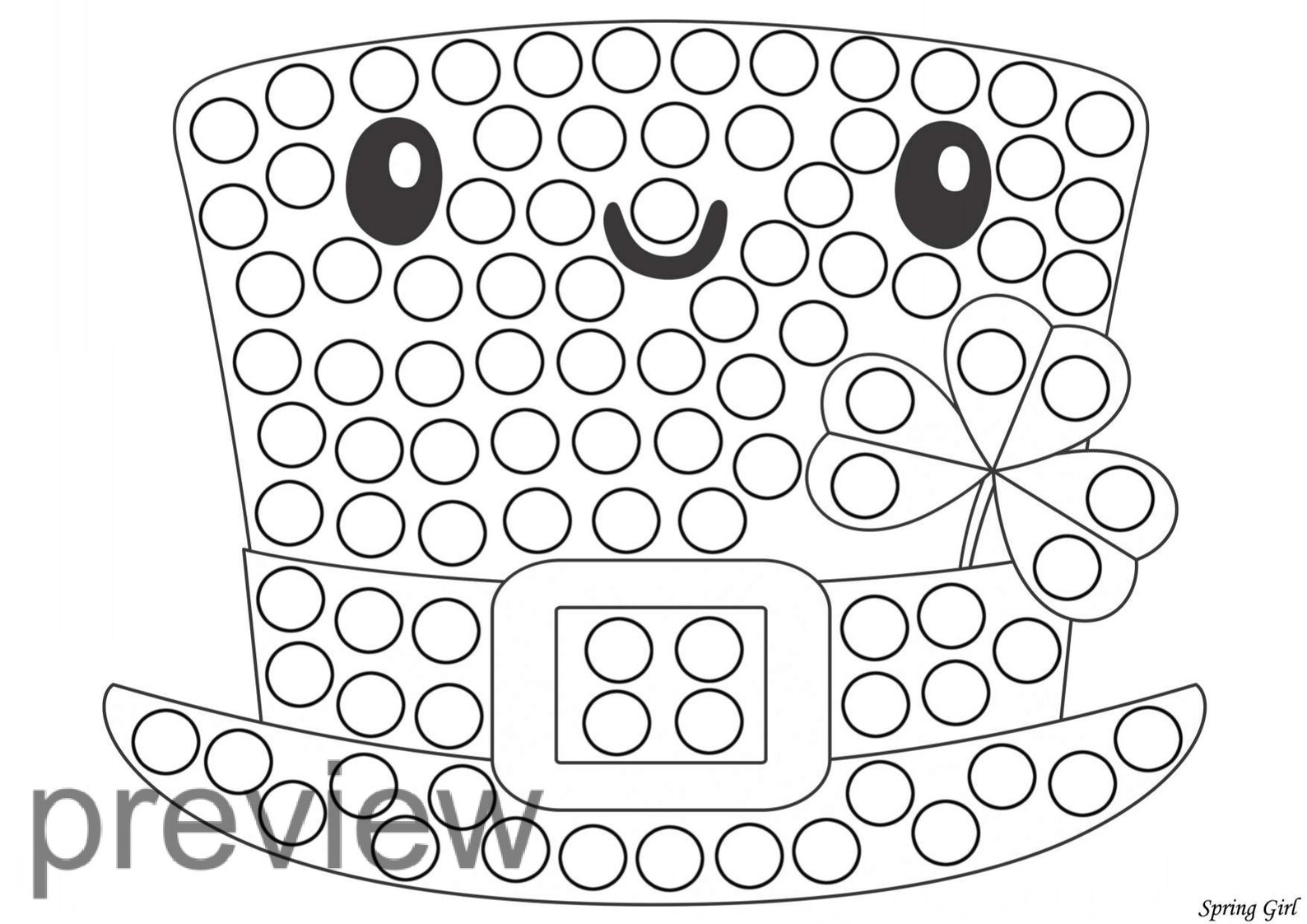 St. Patrick's Day Dot Marker Pages for Preschool and Kindergarten ...