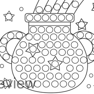 St. Patrick's Day Dot Marker Pages for Preschool and Kindergarten ...