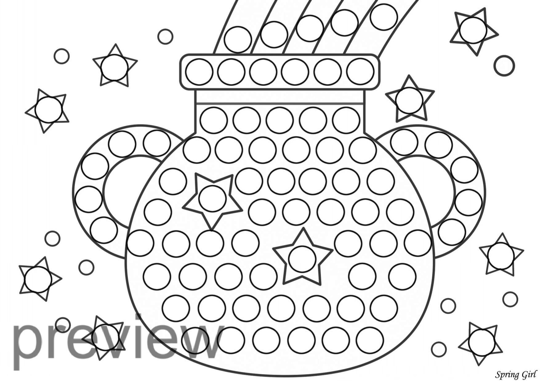 St. Patrick's Day Dot Marker Pages for Preschool and Kindergarten ...