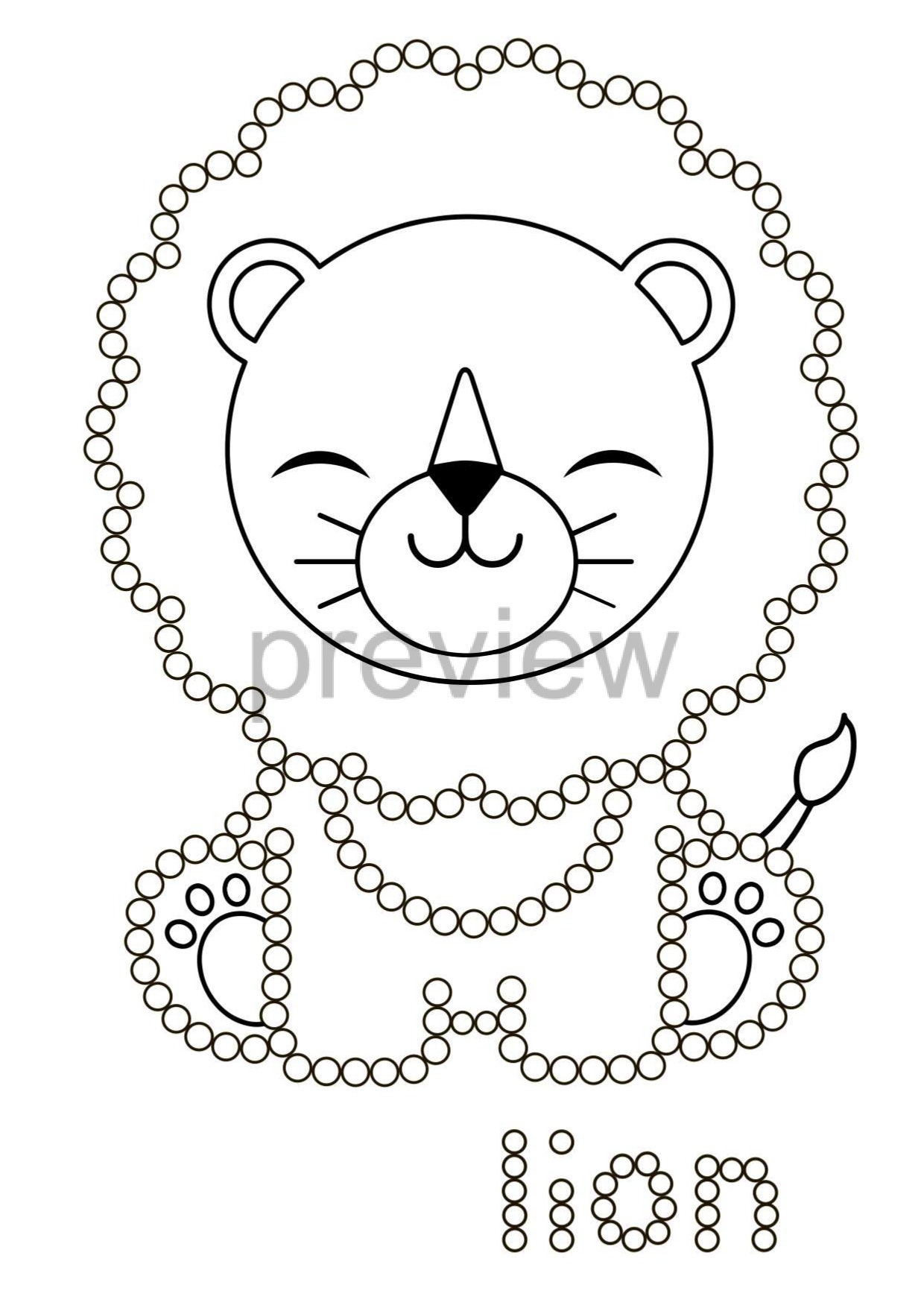 Q Tip Dot Painting Free Printables at Bella Bright blog