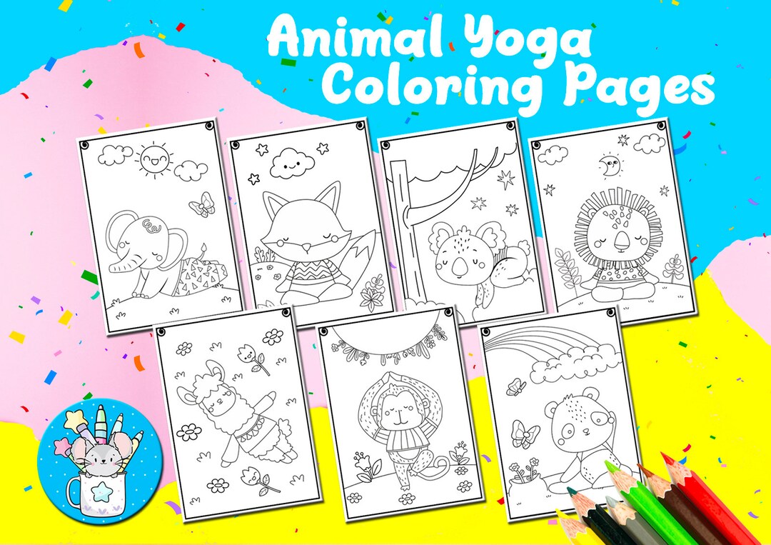 Animal Coloring Pages | Wild Animals Coloring Book for Kids | Printable ...