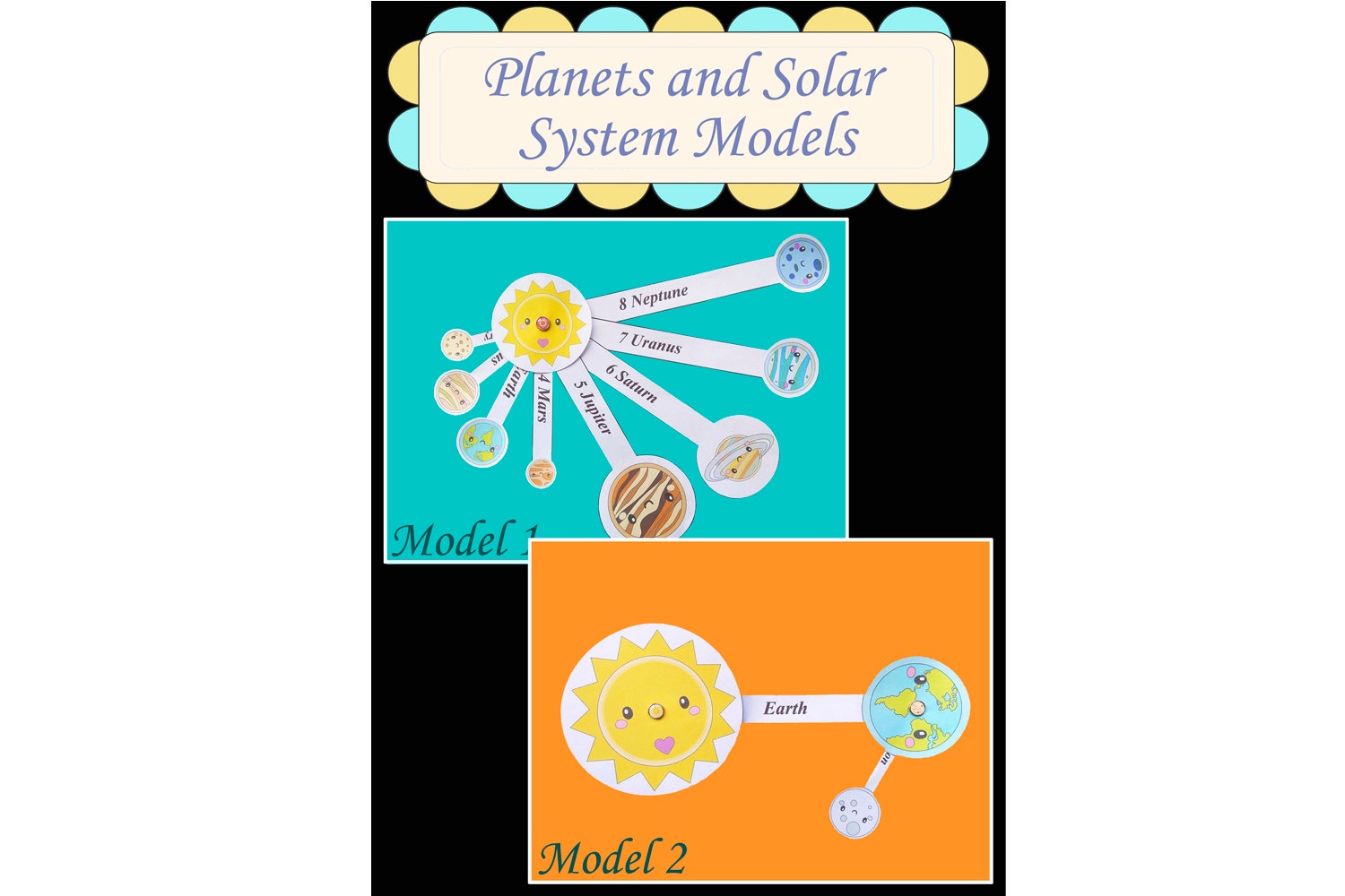 Space: Planets and Solar System Models - Etsy