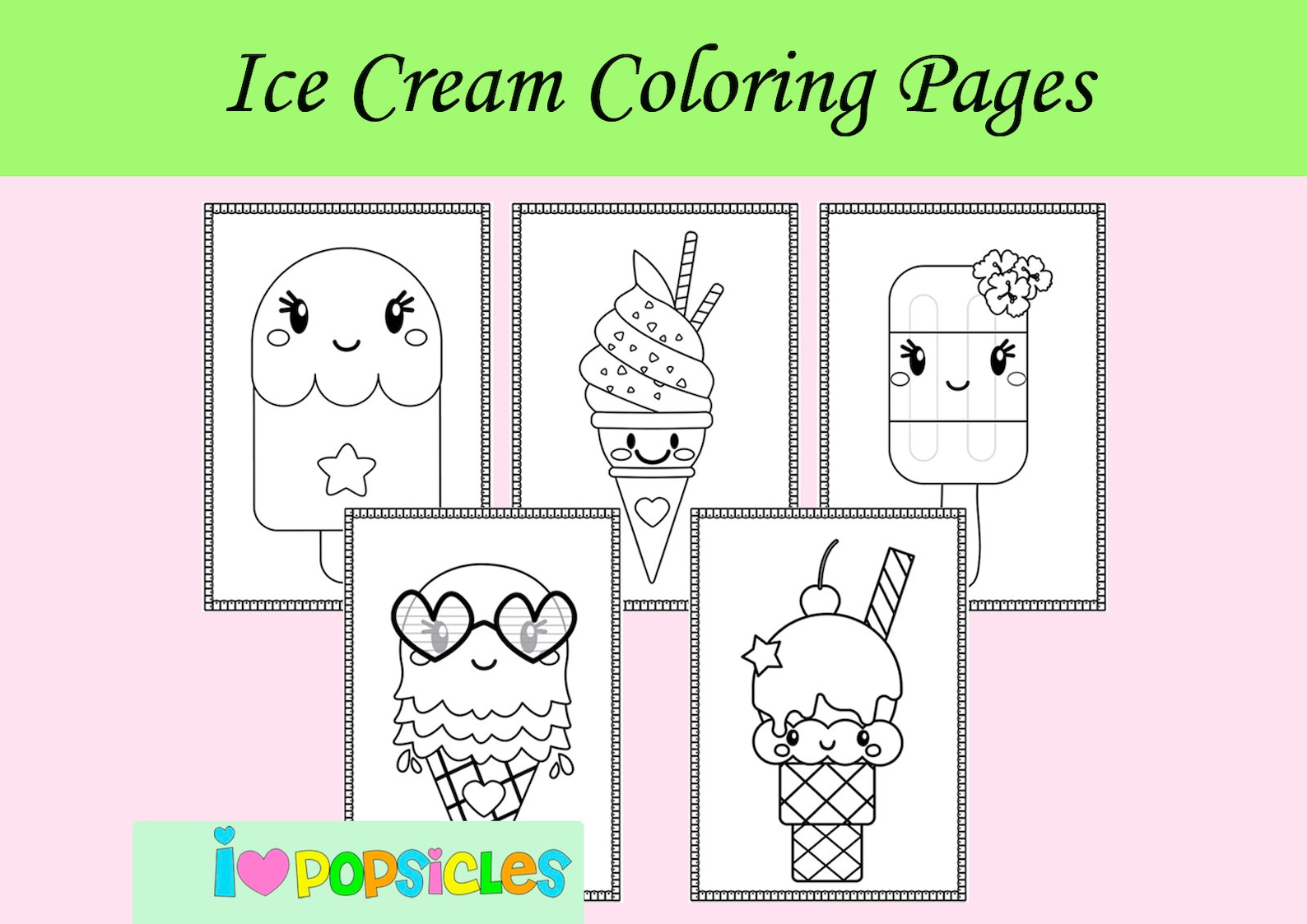 Coloring Pages for Kids | Ice Cream Coloring Sheets | Summer Coloring ...