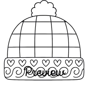 Winter Hat Paper Craft Printable | Kids Winter Activity | Instant ...