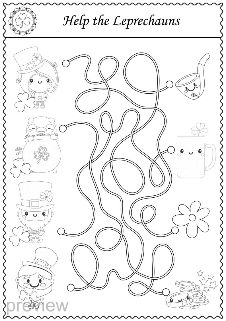 St. Patrick's Day Learning Pack, Activity Pack, Worksheets, Bundle ...