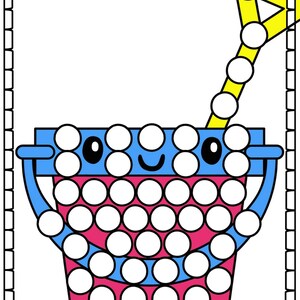 Dot Markers Summer Worksheets | Do a Dot Printables Mats for Toddlers ...