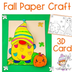 Fall Activities Printable Paper Crafts for Kids | Autumn Crafts | Home ...