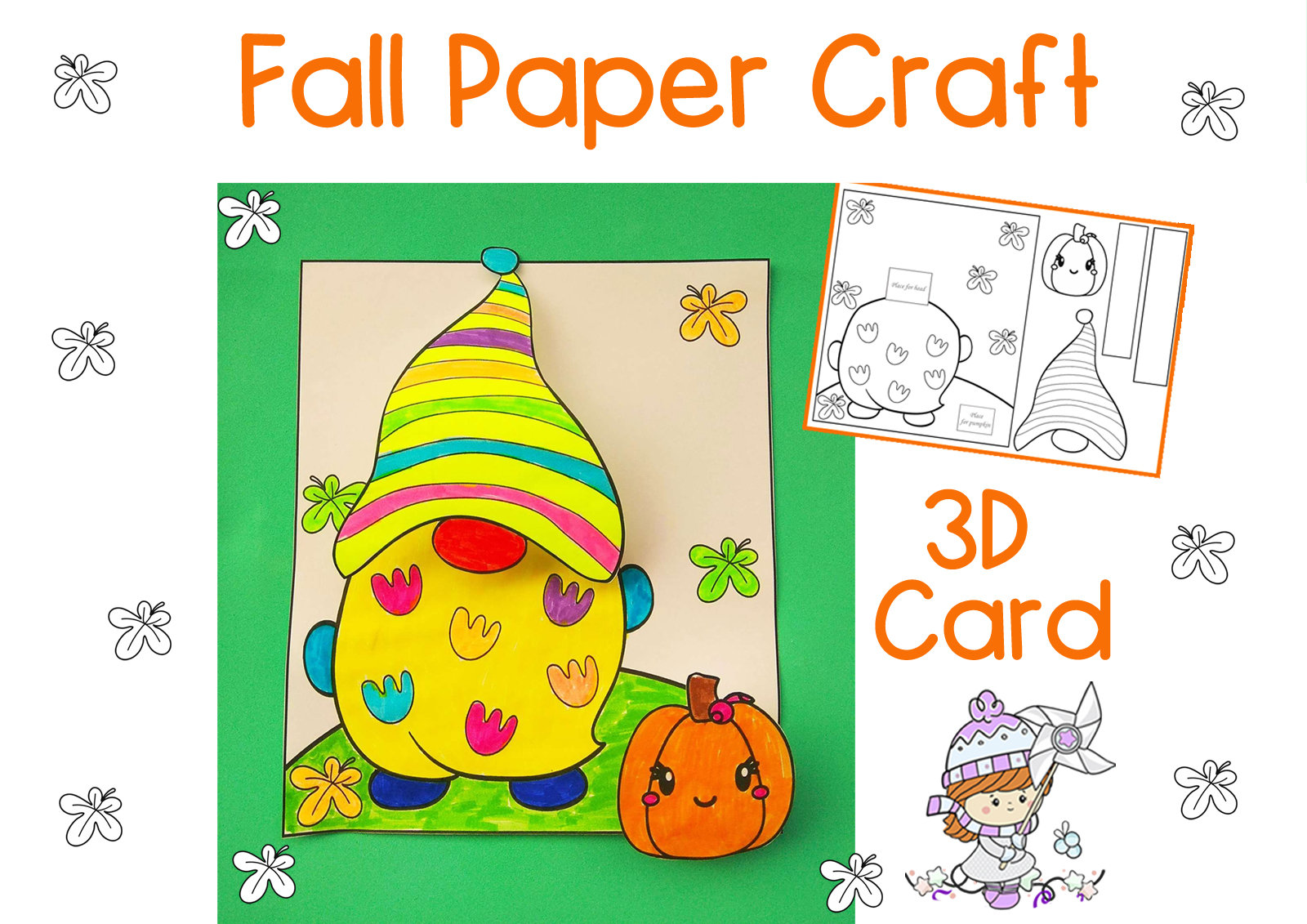 Fall Activities Printable Paper Crafts for Kids | Autumn Crafts | Home ...