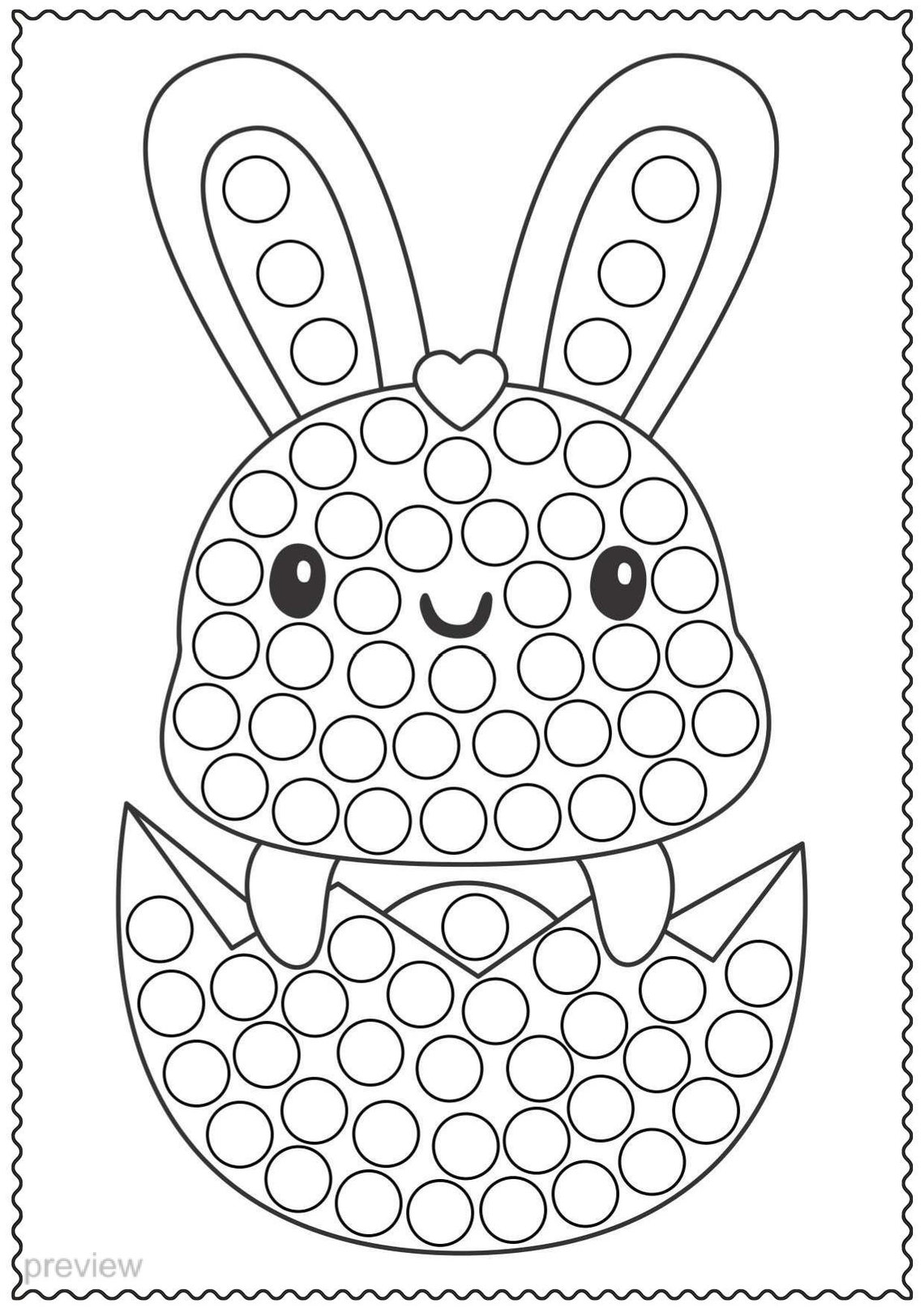 Easter Day Worksheets Dot Markers Do a Dot Painting Play Dough ...