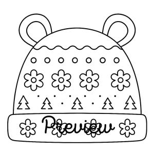 Winter Hat Paper Craft Printable | Kids Winter Activity | Instant ...