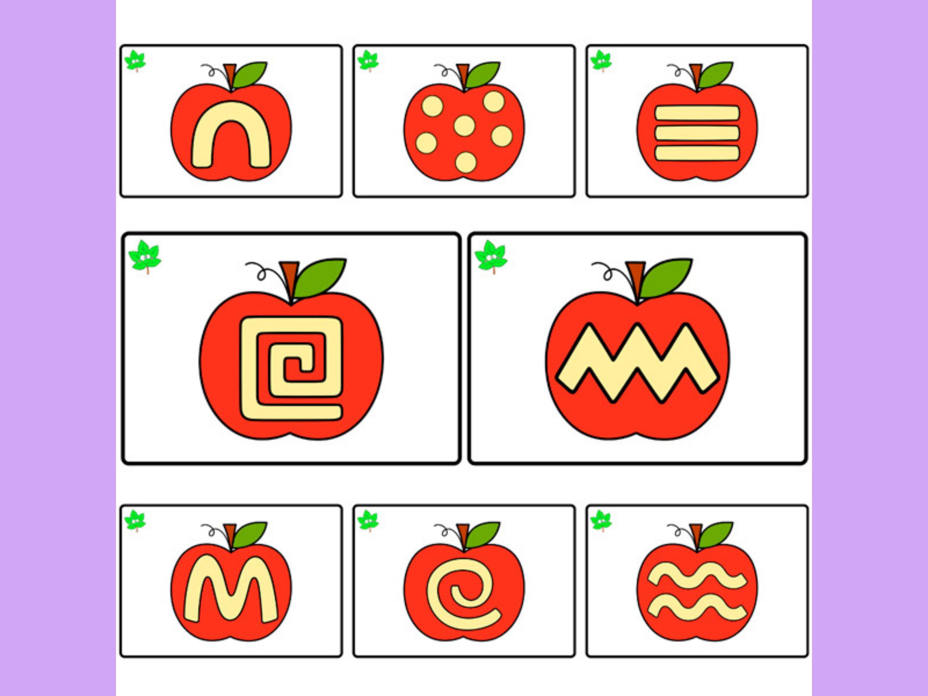 Apple and Pumpkin Playdough Mats | Fall Fine Motor Printable Activities ...