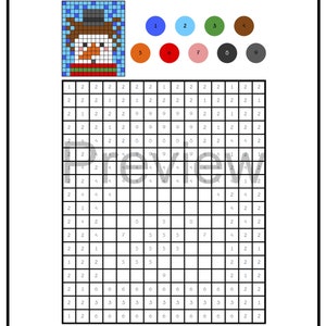 Christmas Mystery Pictures Printable | Color by Number Sheets | Math ...