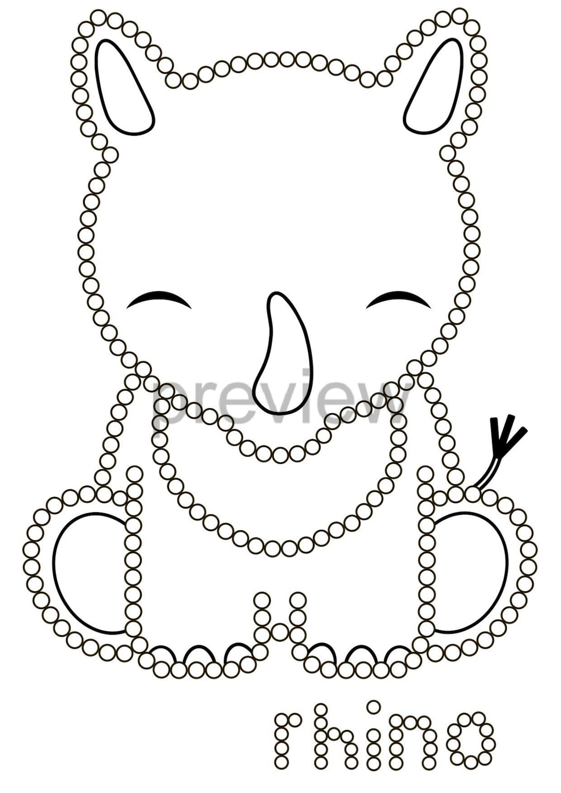 Q-tip Painting Worksheets Animals Dot Painting Do a Dot Worksheets ...