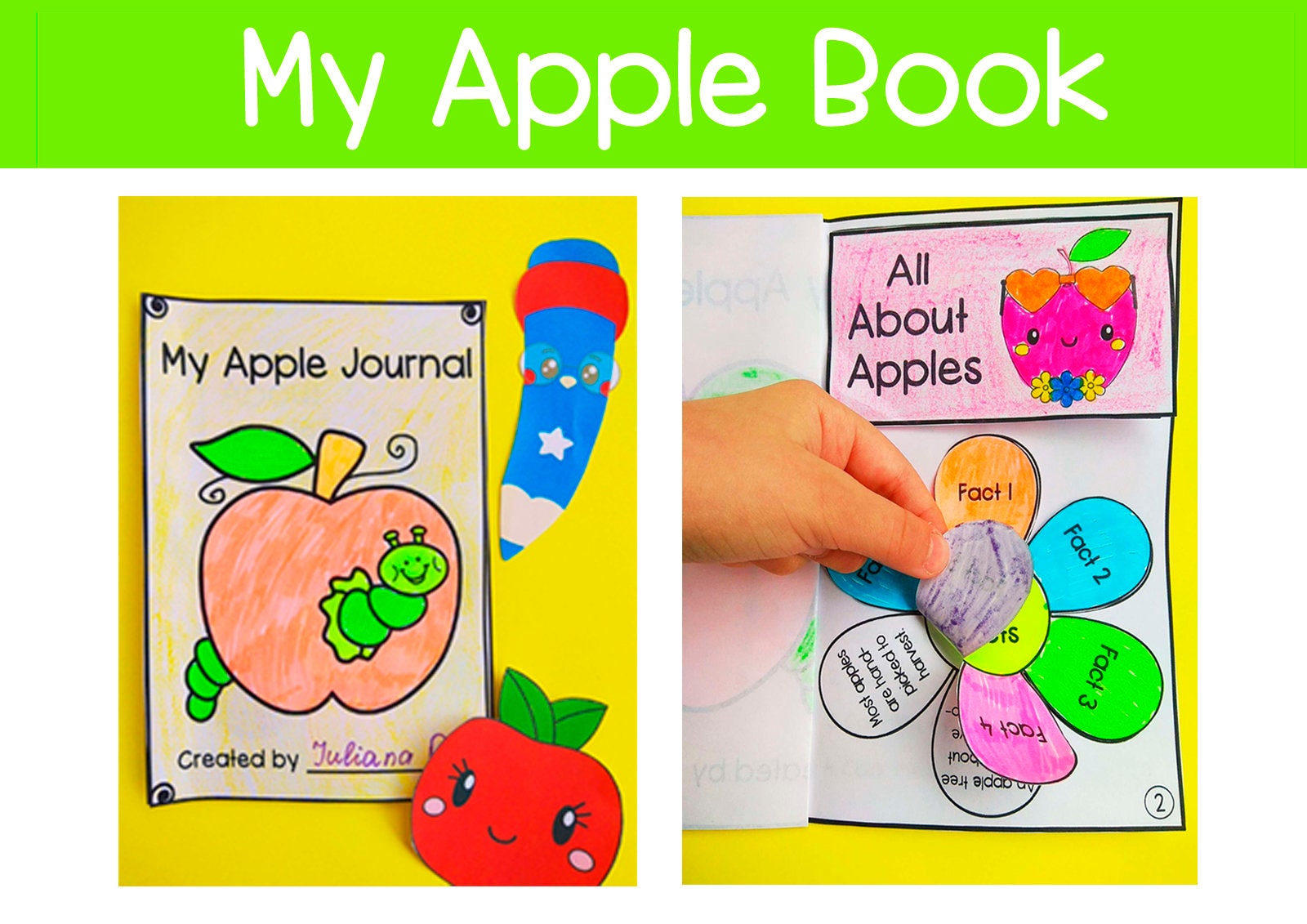 Apple Life Cycle Mini Book | Apple Day Lesson Unit | Apple Unit Study ...