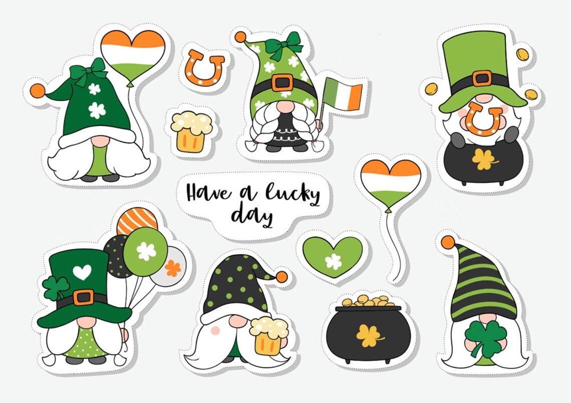 St. Patrick's Day Classroom Decor Patrick's Gnomes Bulletin Board ...