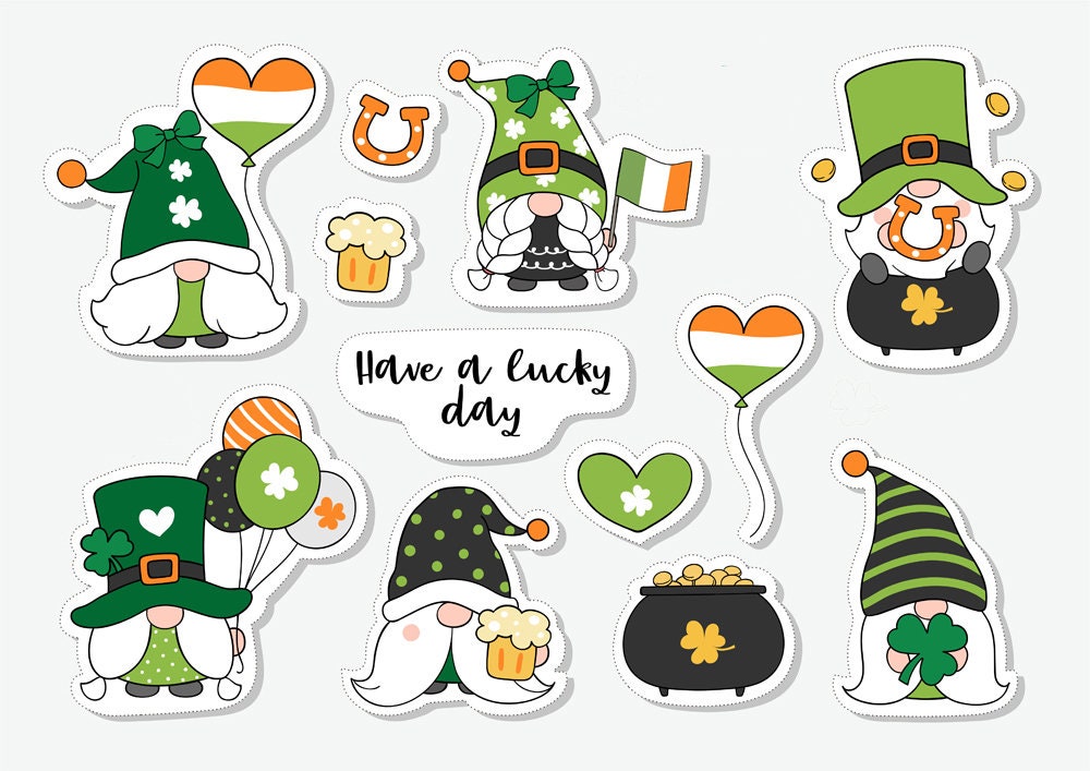 St. Patrick's Day Classroom Decor Patrick's Gnomes Bulletin Board ...