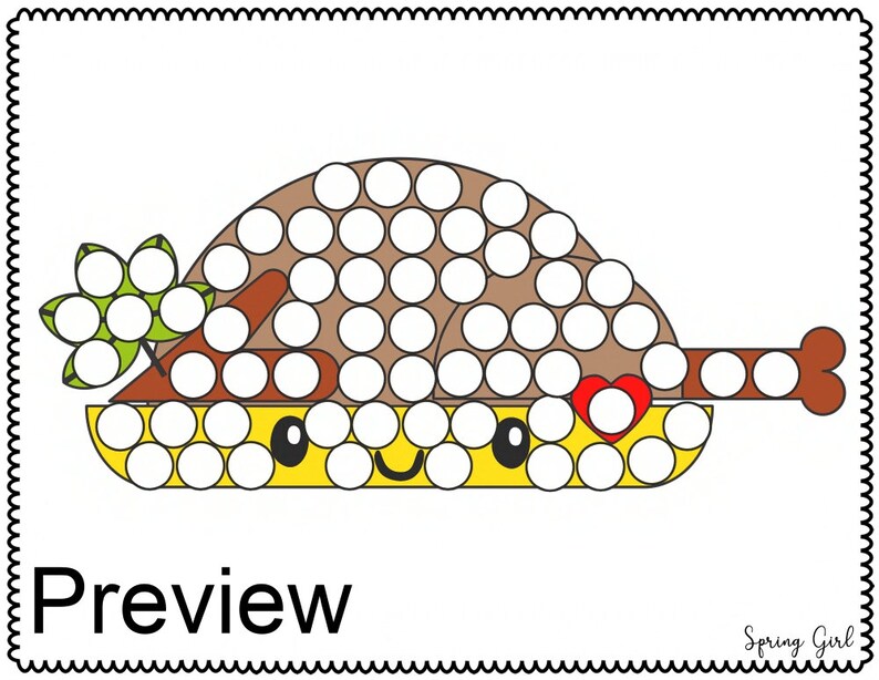 Thanksgiving Dot Marker Coloring Pages, Thanksgiving PDF, Thanksgiving ...