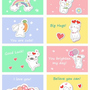 Lunch Box Notes for Kids | Lunchbox Notes | Positive Affirmations for ...