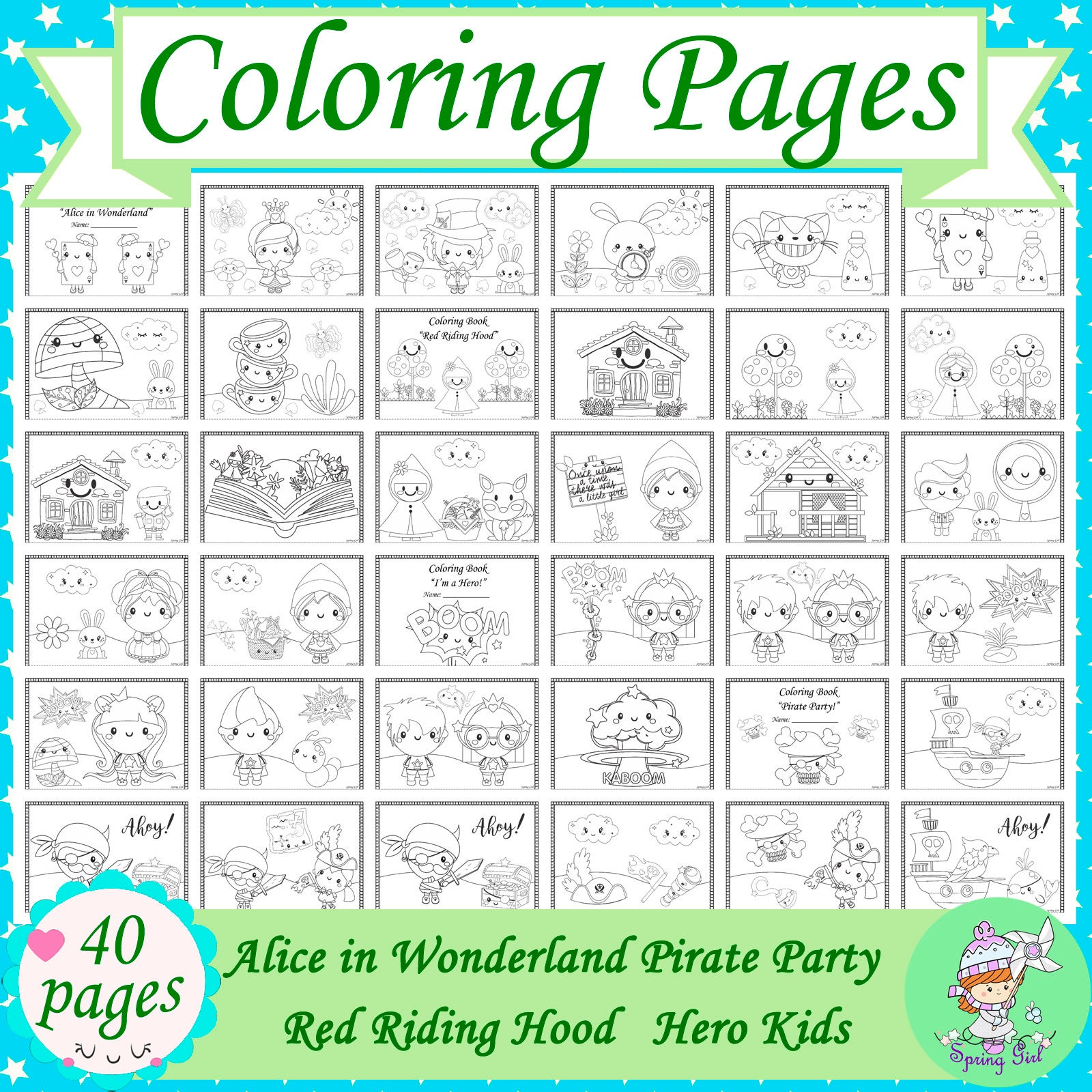 COLORING BOOK MEGA Bundle Printables Coloring Pages for Kids - Etsy