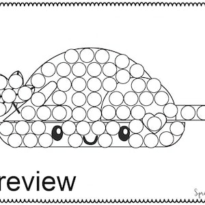 Thanksgiving Dot Marker Coloring Pages, Thanksgiving PDF, Thanksgiving ...