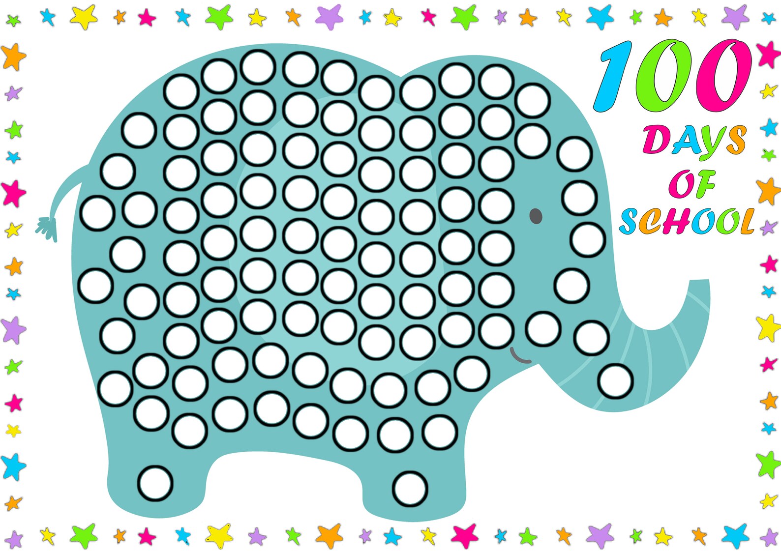 100 Days of School Countdown Posters - Etsy