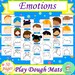 Feelings and Emotions Play Dough Mats Play Doh Worksheets - Etsy