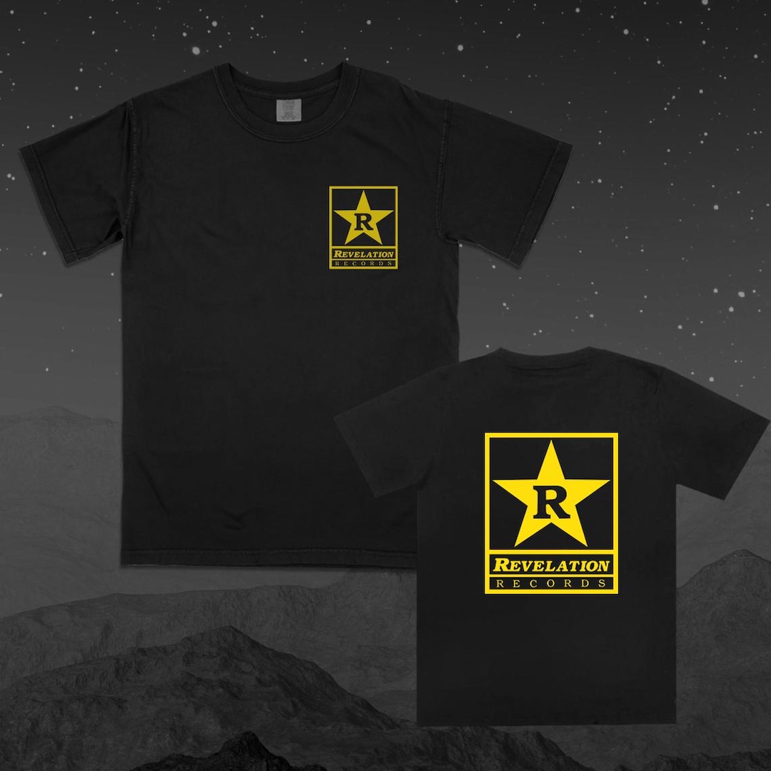 Revelation Records Logo T-shirt, Revhq, Ray Cappo, Hardcore Punk Label ...