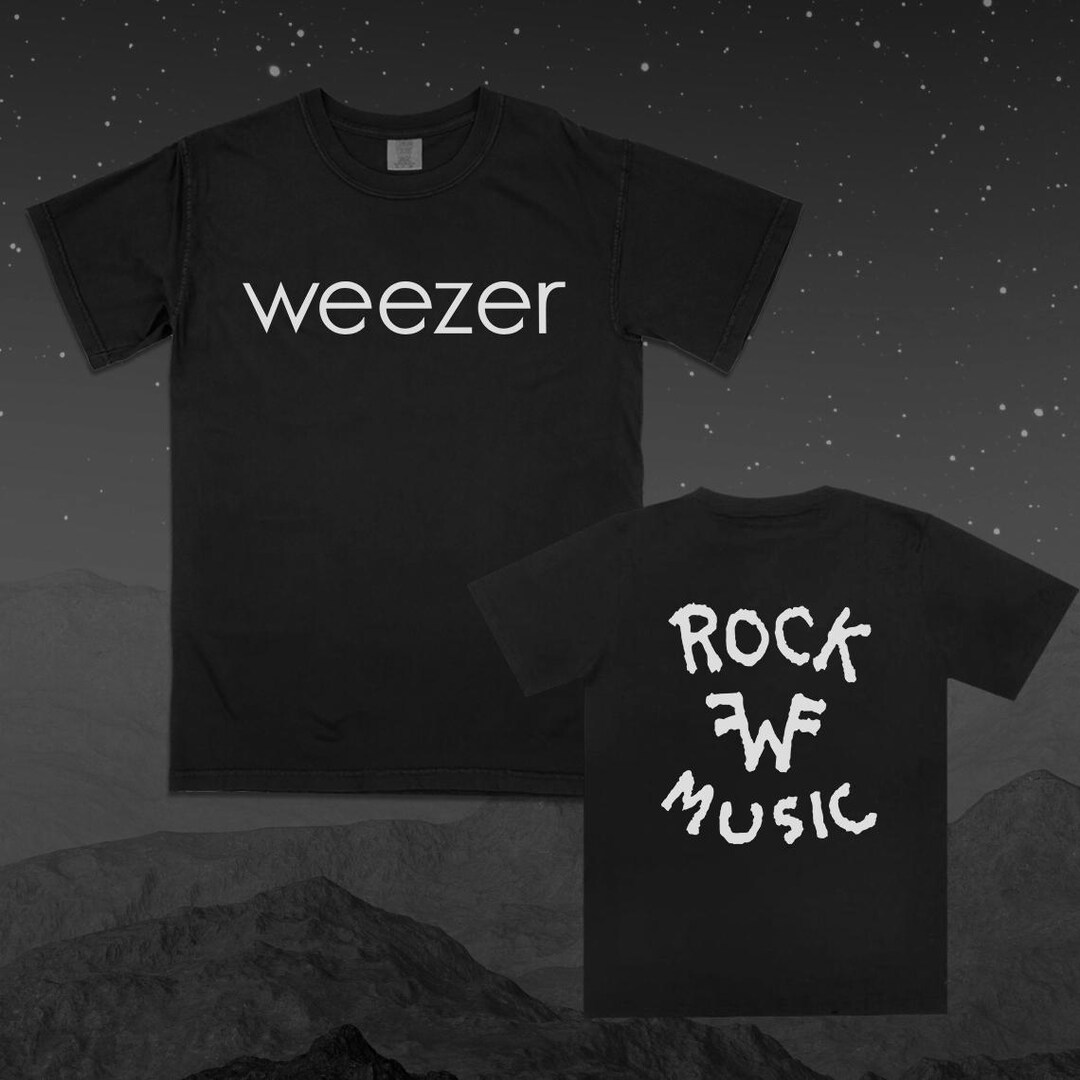 Weezer Logo Rock Music T-shirt, Weezer T-shirt, Weezer Shirt, Weezer ...