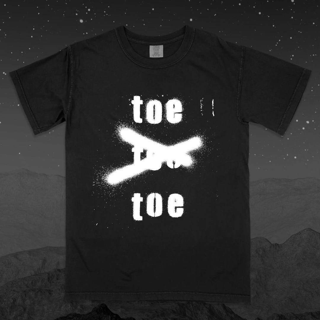 Toe Band T-shirt, Math-rock Instrumental Rock Merch - Etsy