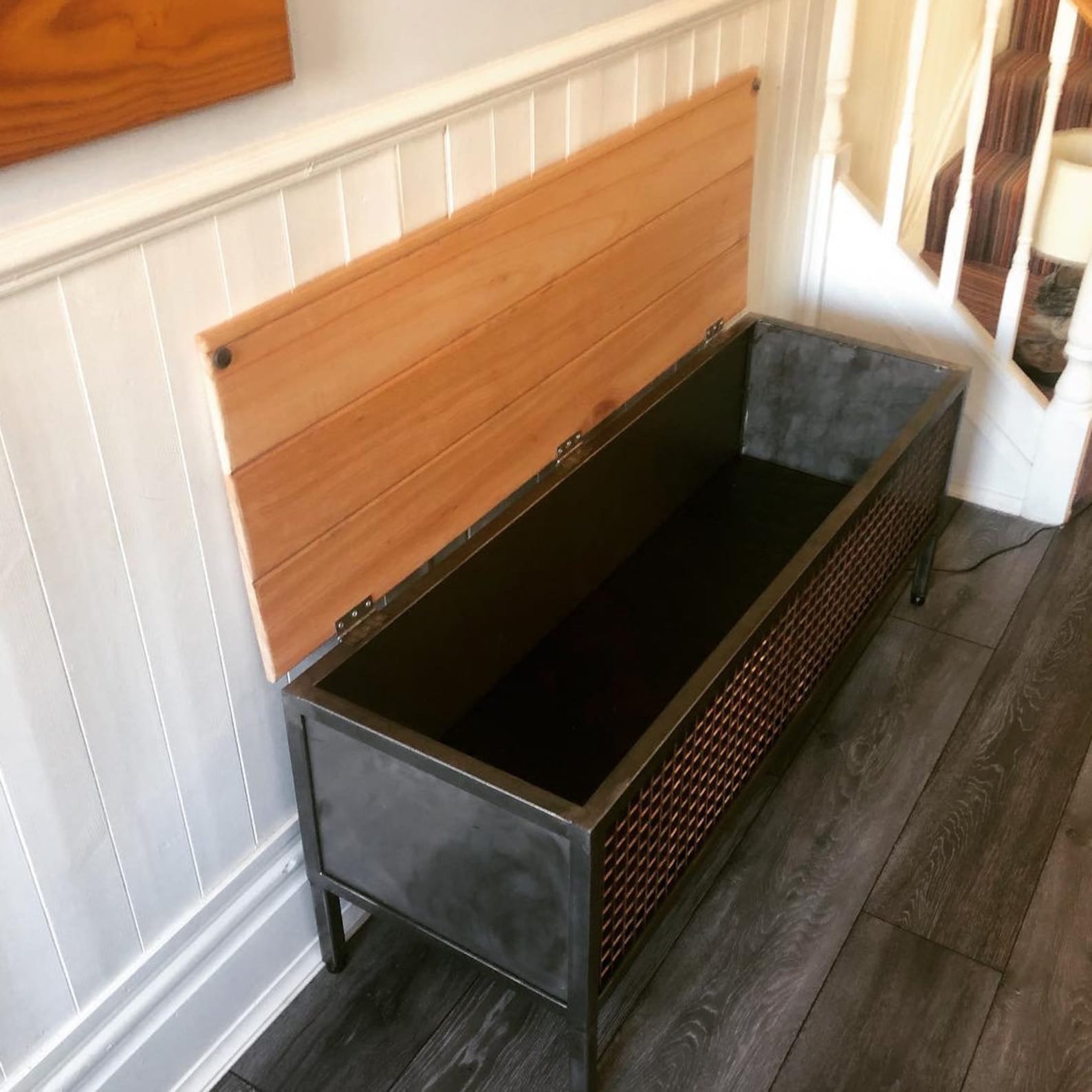 Industrial Home Furniture Storage Locker and Bench Seat | Etsy