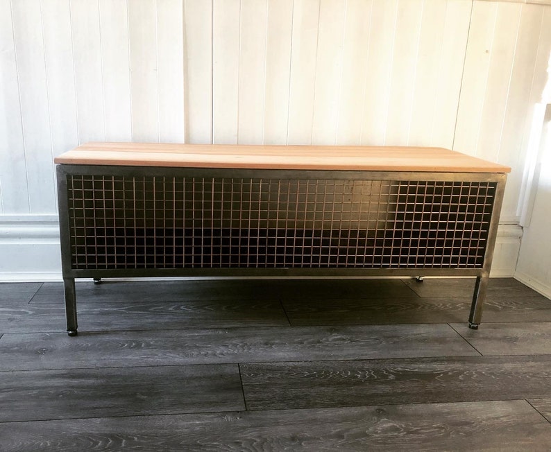 Industrial Home Furniture Storage Locker and Bench Seat - Etsy