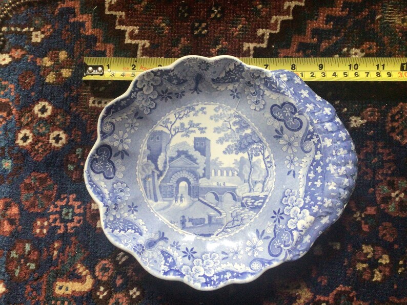 Blue and White Spode Dish Antique Spode Old Spode. - Etsy
