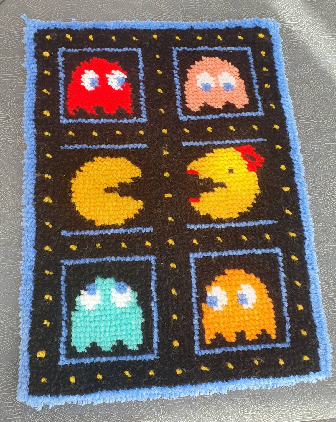 Retro Arcade Game Mini Latch Hook Rug - Etsy