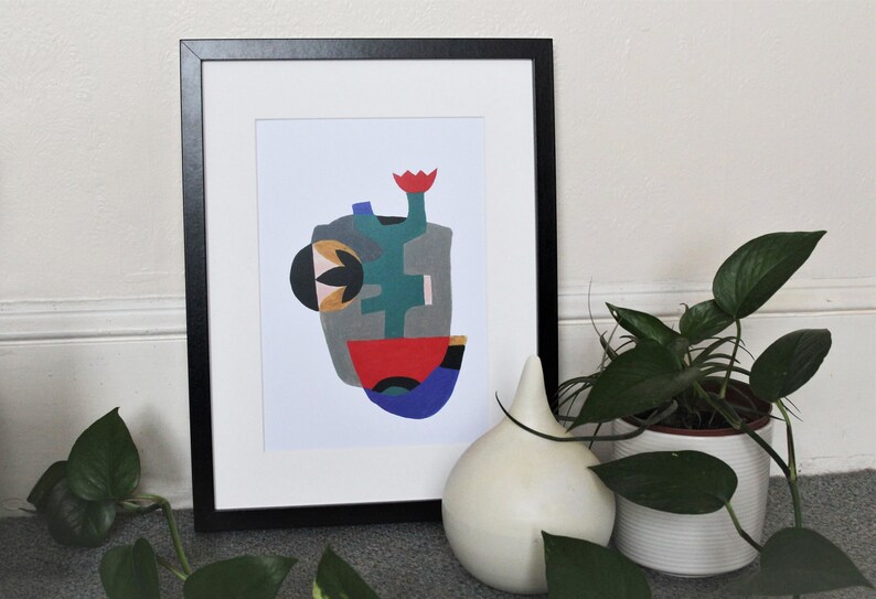 A4 Size Digital Print of Contemporary Abstract Still Life Art ...