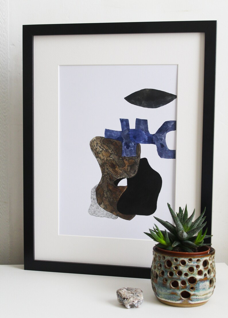 A4 Digital Print ,abstract Art,minimal Art,contemporary Art Composition ...