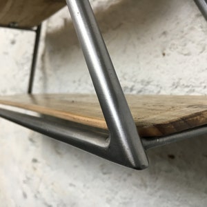 Metal and Wood Triangle Shelves Geometric Shelf Wall Shelf - Etsy