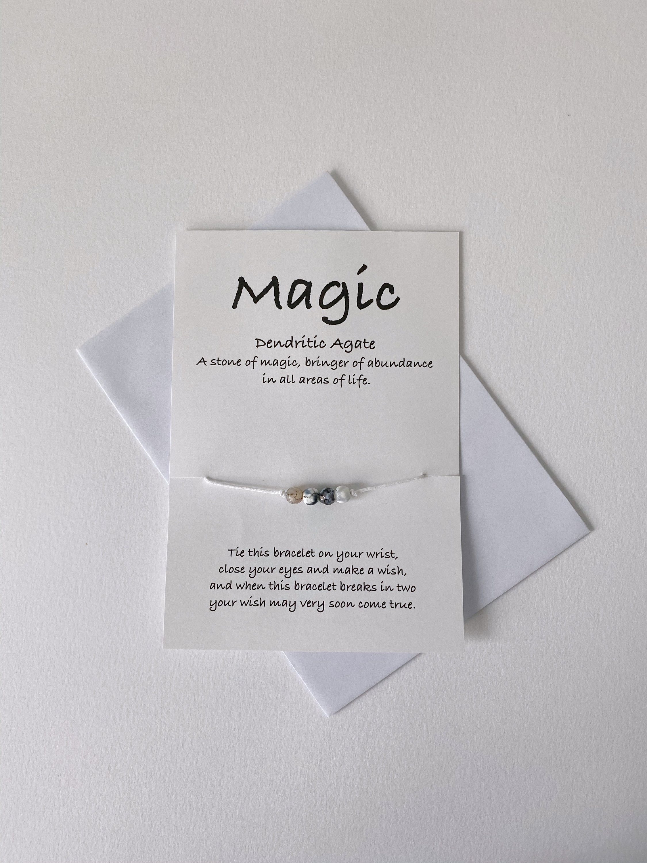 Magic wish bracelet dendritic wish bracelet gemstone wish - Etsy.de